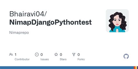 GitHub Bhairavi NimapDjangoPythontest Nimaprepo