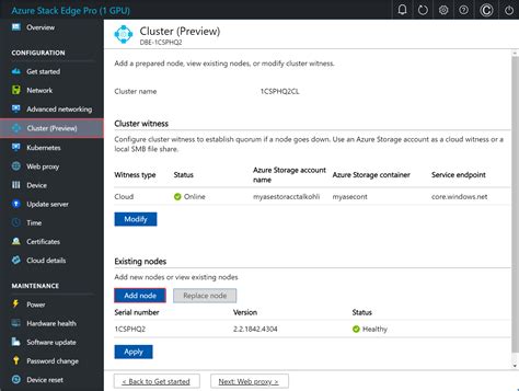 Tutorial To Configure Network Settings For Azure Stack Edge Pro Device With Gpu In Azure Portal