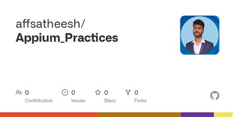 github affsatheesh appium practices