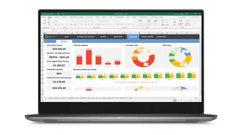 Course Pricing Excel Spreadsheet Template LUZ Templates