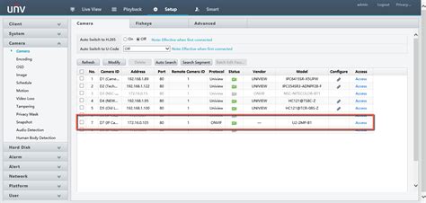 Adding Blank UNV Camera To UNV Retail NVR Via Plug N Play Nelly S Security