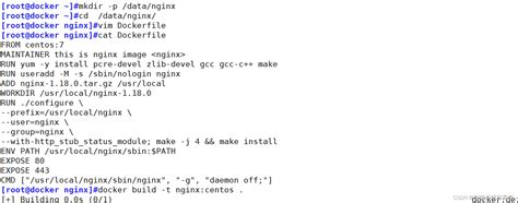 Dockerfile实战 构建ssh、tomcat、mysql、nginx镜像dockerfile构建mysql镜像 Csdn博客