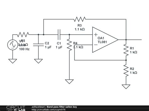 Band Pass Filter Circuit Diagrams