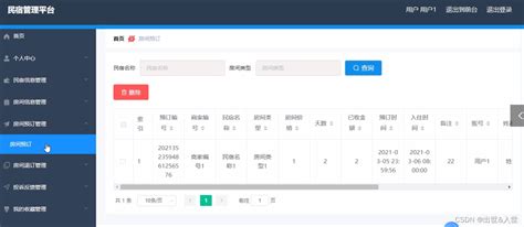 基于springbootvue的民宿管理平台系统设计与实现基于springboot框架的民宿预定管理平台 Csdn博客