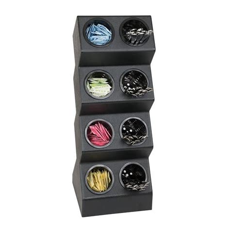 Dispense Rite Eight Compartment Countertop Flatware Organizer Vsch 8bt