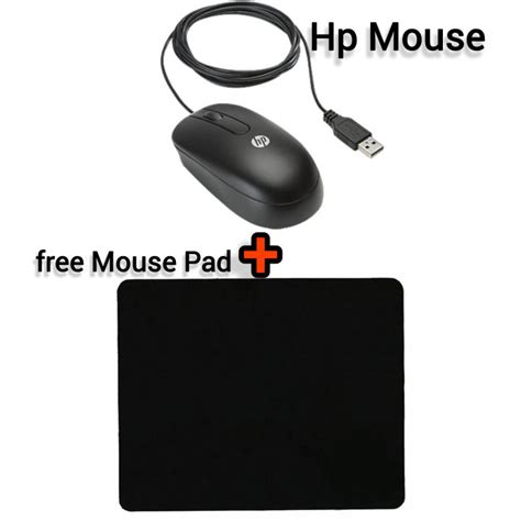 Hp Usb Optical Mouse With Free Mouse Pad Daraz Pk