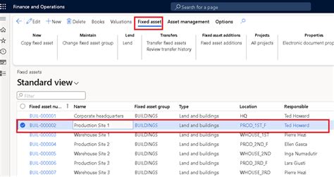 Dynamics 365 Finance 10 0 43 March 2025 Fixed Assets One Step For All