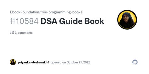 Dsa Guide Book · Issue 10584 · Ebookfoundationfree Programming Books