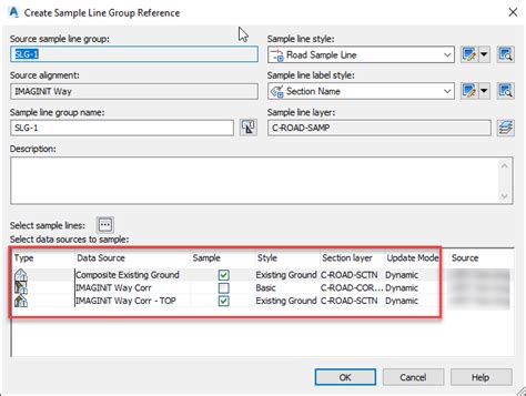Civil 3d 20192 Update Data Referencing Sample Line Groups Imaginit