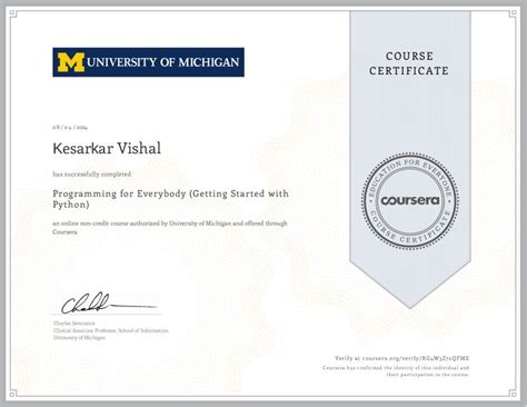 Vishal Kesarkar On Linkedin Python Codingjourney Coursera
