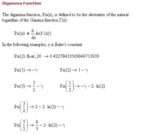 Polygamma Function In Cycle Ptc Community