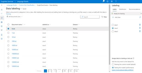 How To Label Your Data For Custom Classification Azure Cognitive Services Microsoft Docs