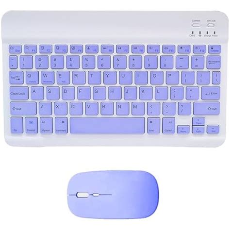 Bluetooth Keyboard And Mouse Combo，ultra Slim Rechargeable Portable Wireless Keyboard Mouse Set