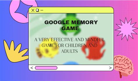 Best Google Memory Game Sharpen Your Brain Tech Idea