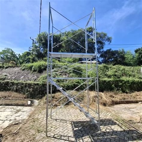 Jual 1 Set Scaffolding Perancah Main Frame 170 Galvanis Shopee Indonesia