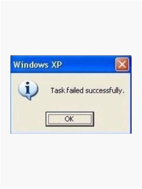 Windows Task Failed Successfully Sticker By Weerdwatermelon Computer Humor Funny Reaction