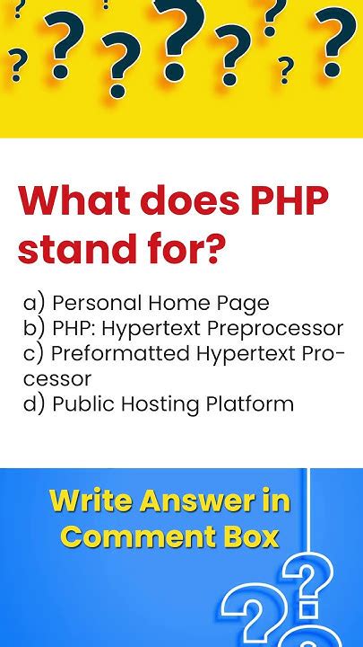 what does php stand for php phpscripts php8 phpcourse