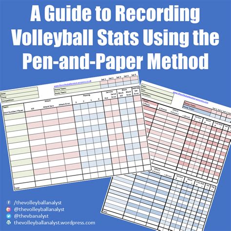 A Guide To Recording Volleyball Stats Using The Pen And Paper Method