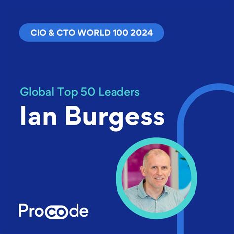 Procode On Linkedin Cio100 Cio Cto W100 Technology Management