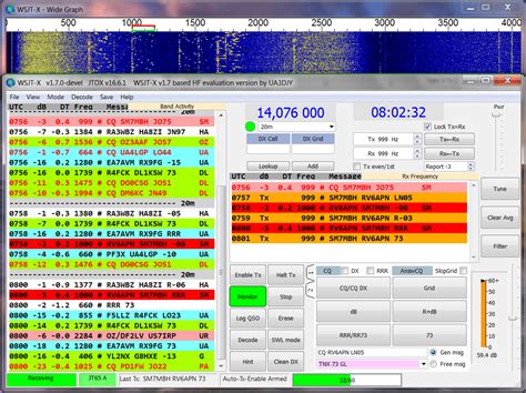 download jtdx software for jt65 jt9 t10 and ft8 modes