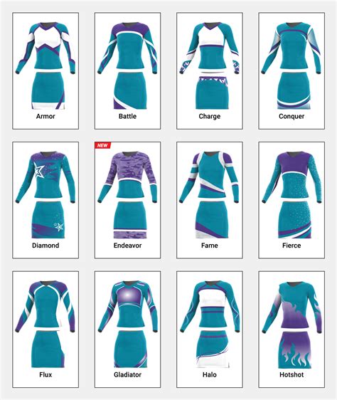 Chasse Sublimated Performance Skirt Cheer Uniforms Omni Cheer