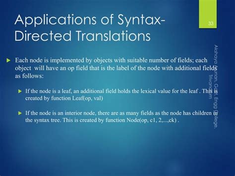 Syntax Directed Translation Pdf