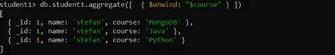 Unwind In Mongodb Explained Aqsa Spark By Examples Phd Studio