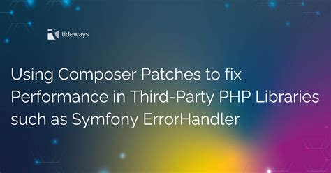 using composer patches to fix performance in third party php libraries