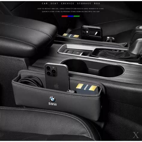 Bmw X1 X3 X5 X6 X7 Car Seat Gap Storage Box Car Armrest Side Organizer