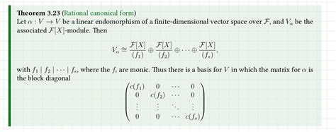 linear algebra deducing the cayley hamilton theorem from the rational