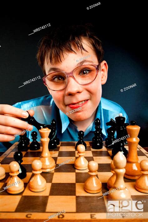 Nerd Play Chess Stock Photo Picture And Royalty Free Image Pic WR0743112 Agefotostock