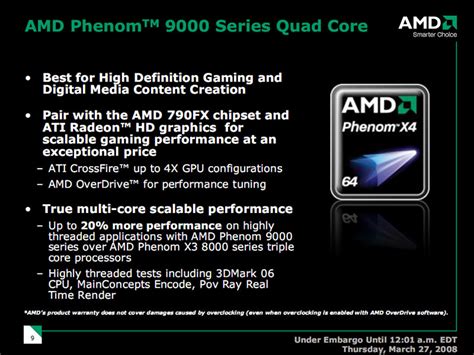 Amd Announces New Phenom Processors Bit