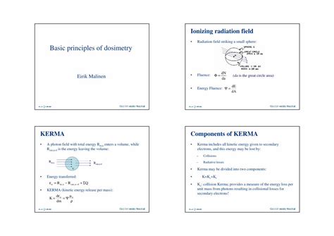 Pdf Basic Principles Of Dosimetry Universitetet I Oslobasic