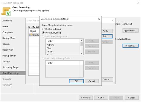 File Indexing Veeam Agent Management Guide