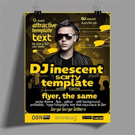 Dj Night Poster Template Free Vectors And Psds To Download