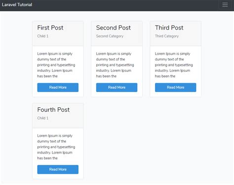 tutorialeye how to create categories and subcategories using laravel