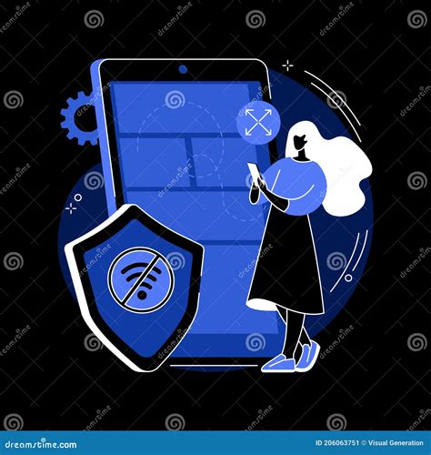 Progressive Web App Abstract Concept Vector Illustration Stock Vector