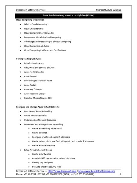Az 104 Microsoftazureadministrator Pdf Microsoft Azure Computer Network