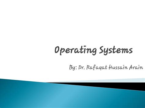 Solution Introduction To Operating System Studypool