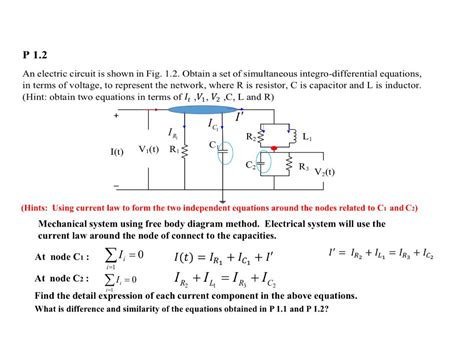 Solved An Electric Circuit Is Shown In Fig 1 2 Obtain A Chegg Com