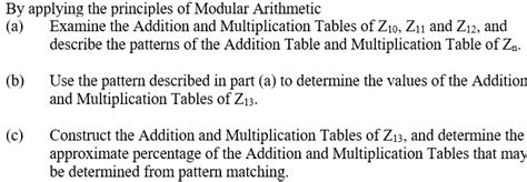 Solved By Applying The Principles Of Modular Arithmetic A