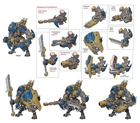 Party Full Artwork Of The Cygnar Gravedigger Light Warjack The