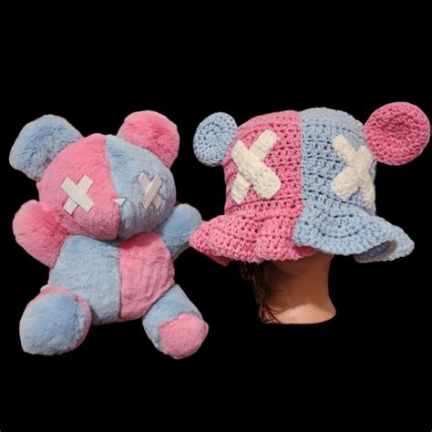 Venomdolls X Krackensgirl Kreations Deady Bear Bucket Hat And Plush Cotton Candy Set Venom