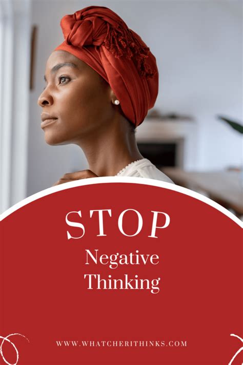How To Stop Negative Thinking