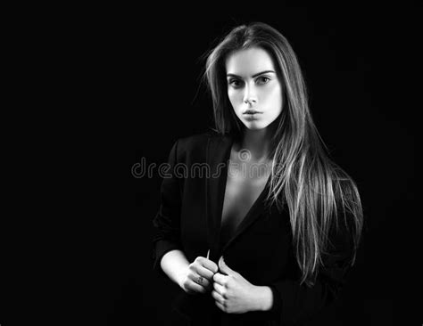 Woman With Beauty Face Facial Portrait Beautiful Tender Sensual Young