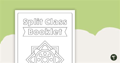 Split Classfast Finisher Booklet Front Cover Mandalay Pattern 2