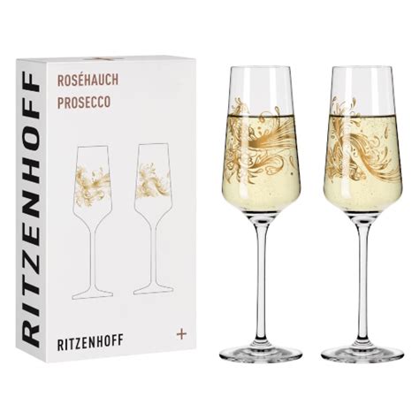 Pink Touch Prosecco Glass Set Si Scott One 4 All