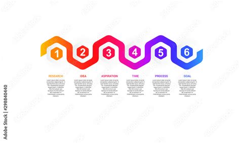 Vector Hexagon Infographic Stack Chart Design With Icons And 6 Options Or Steps For Business