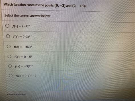 solved which function contains the points 0 2 and 2