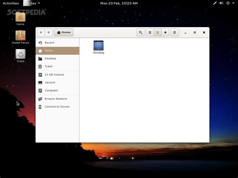 Parsix GNU Linux 7 5 Test 1 Rinaldo Features GNOME 3 14 3 Screenshot Tour